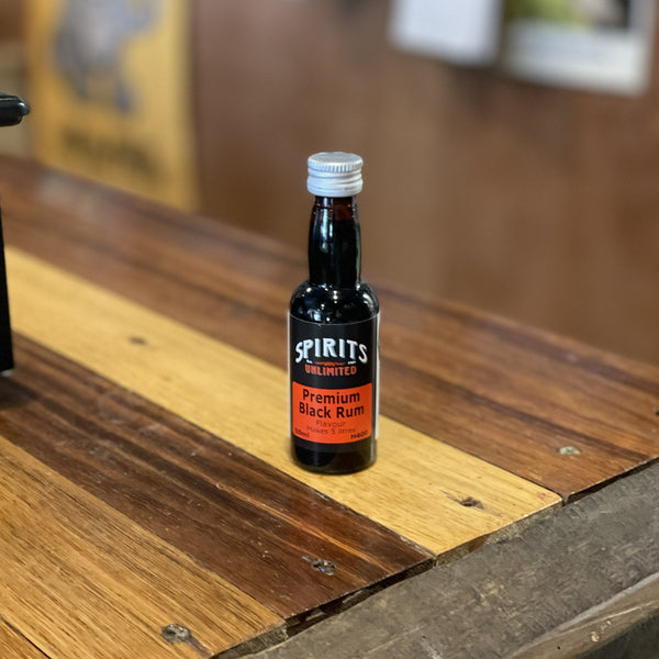 Spirits Unlimited Premium Black Rum 50ml – The Brew Store
